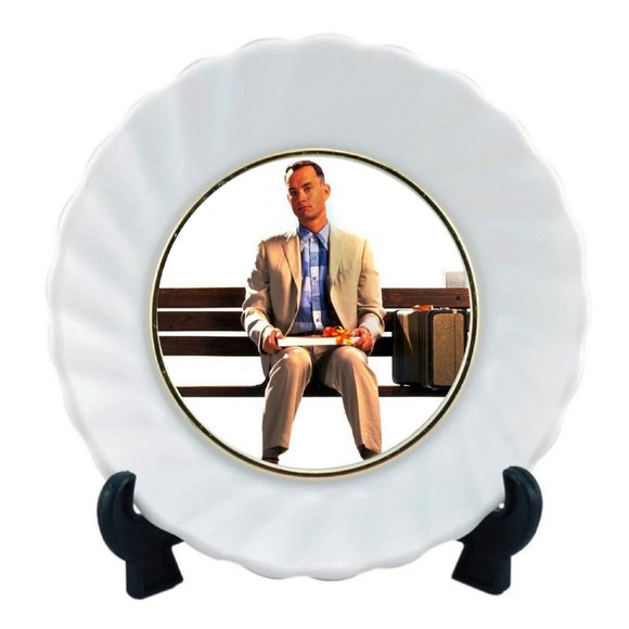 Dining | Forrest Gump Ceramic Plate Limited Edition Numbered With Free ...
